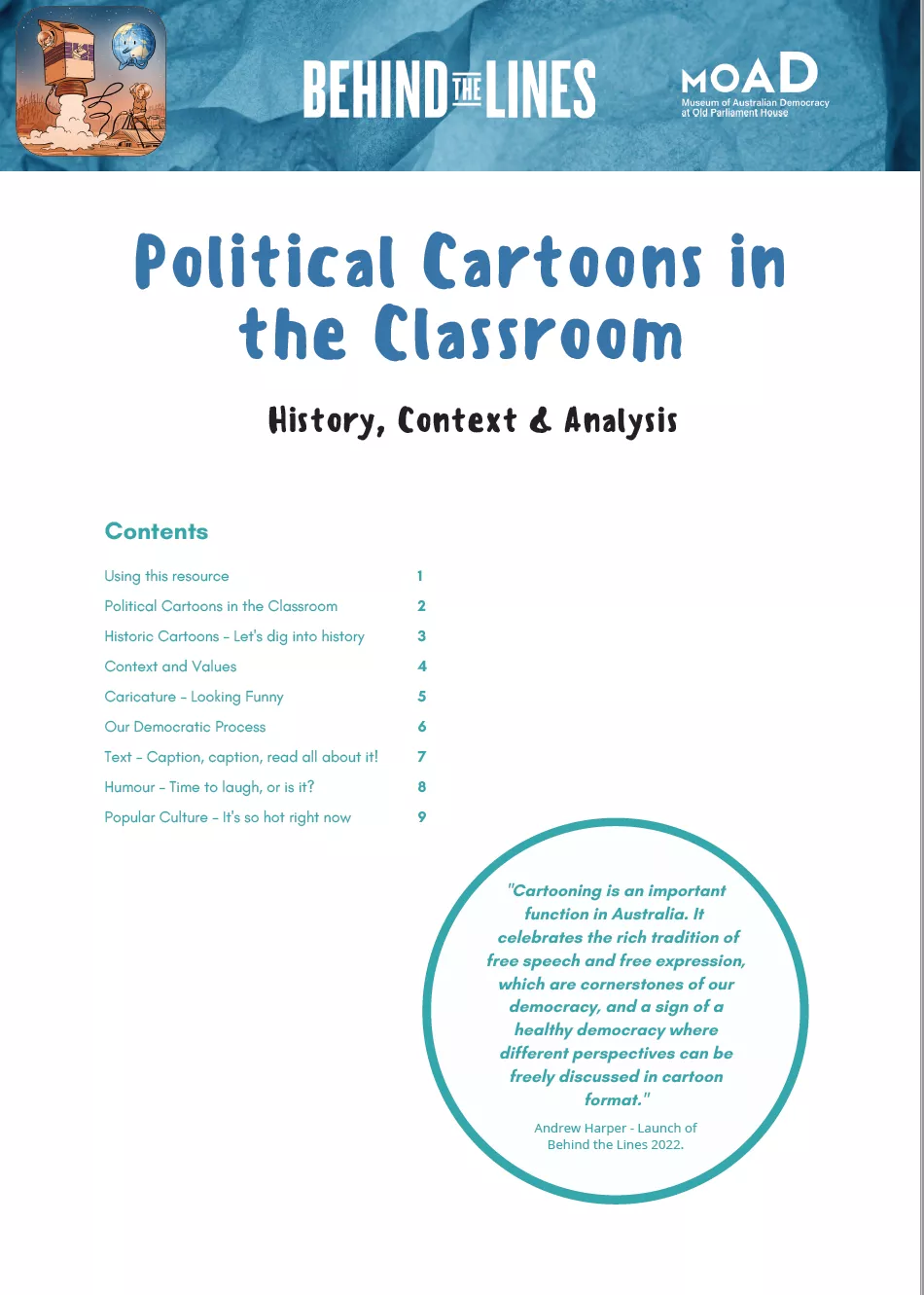 Political Cartoons - Learning Activities And Resources