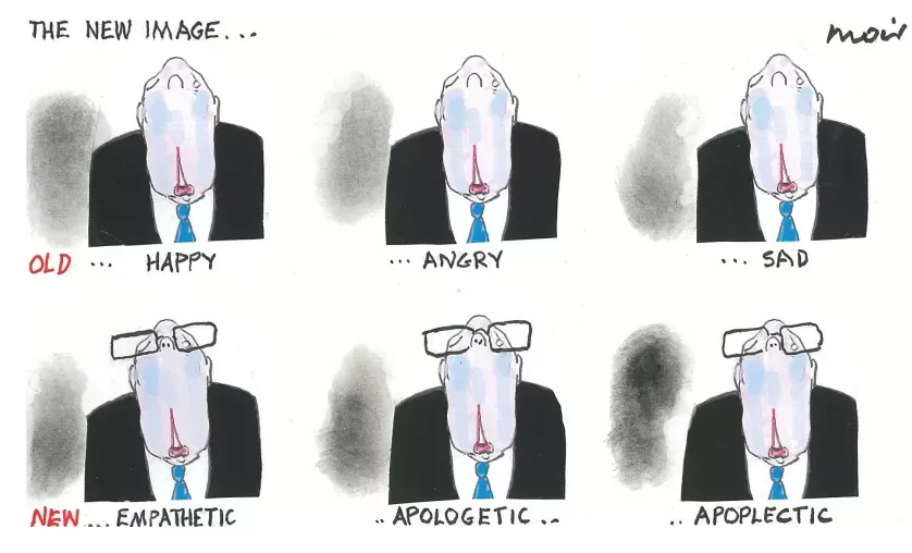 Dutton's New/Old Image by Alan Moir - Behind The Lines
