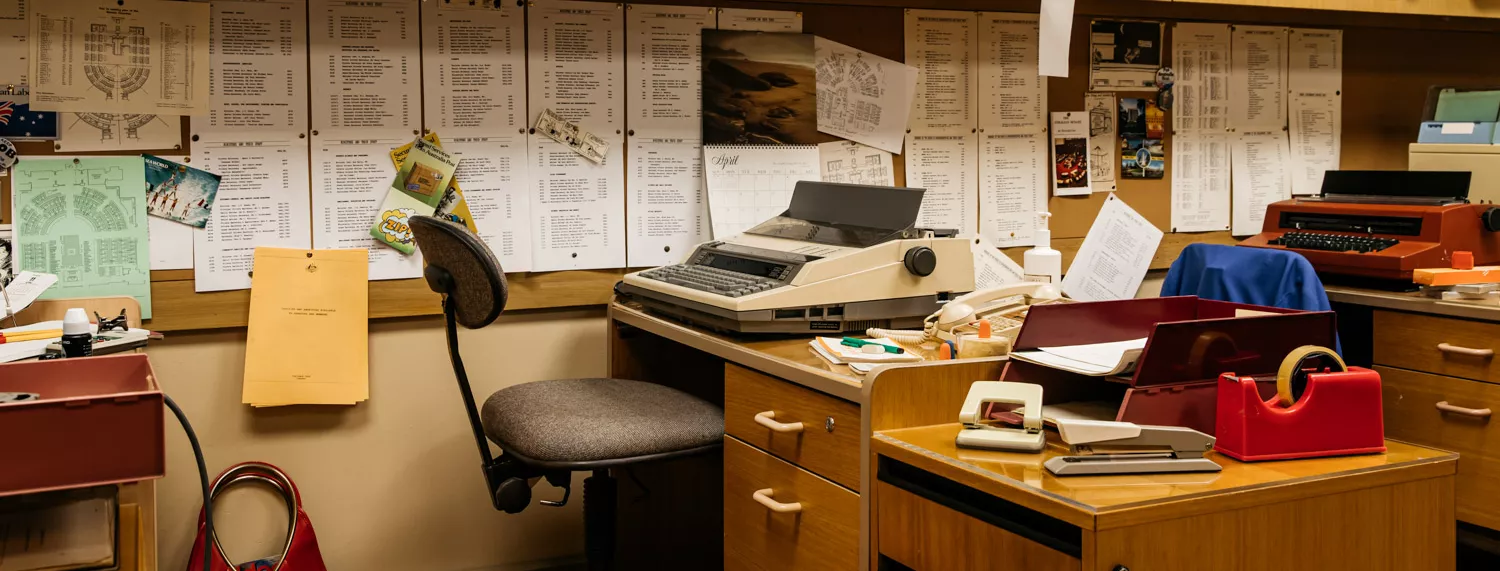 Prime Minister's Desk - Furniture In Old Parliament House