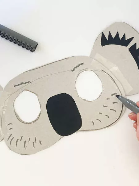 Make A Koala Mask - Play At Home