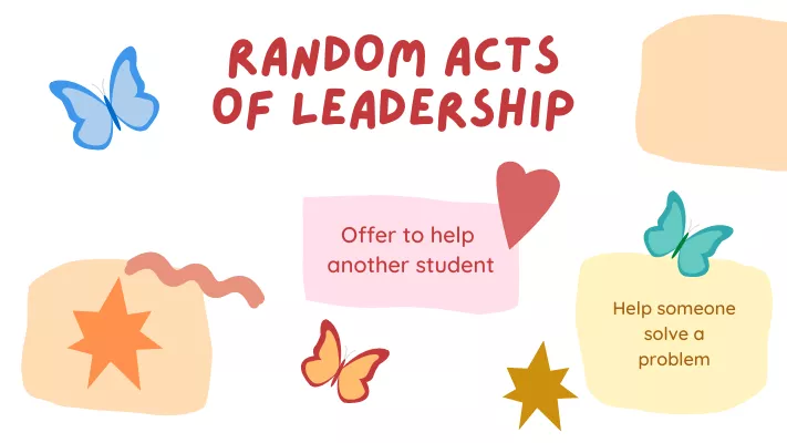 Random Acts Of Leadership - Learning Activities And Resources